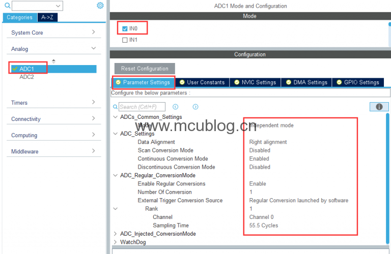 Stm32cubemxadc电压采样dma传输 Mcu起航 0880