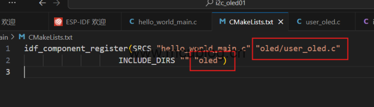 Idf环境下esp32使用硬件iic驱动096寸oled屏幕 Mcu起航