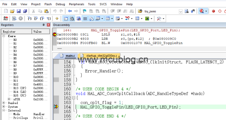 Stm32g0多通道adc采样定时器触发dma传输 Mcu起航