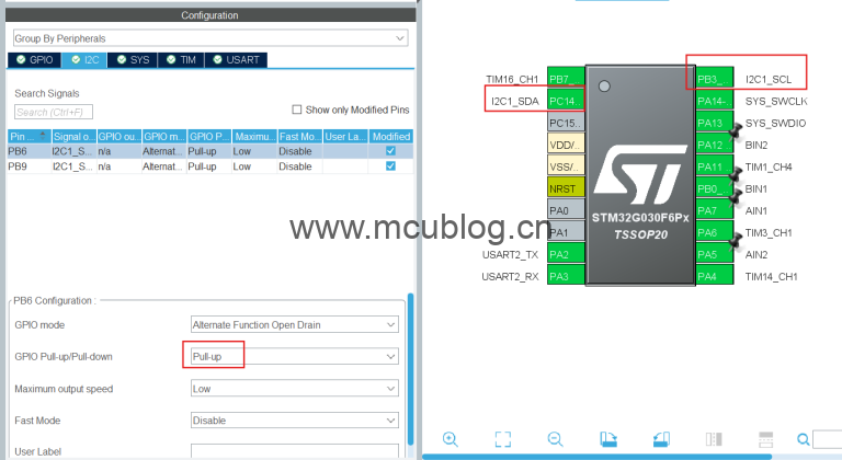 STM32G0 的IIC 接口做为slave从机应用程序示例 | MCU起航