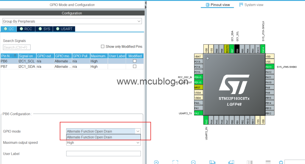STM32G0 的IIC 接口做为slave从机应用程序示例 | MCU起航